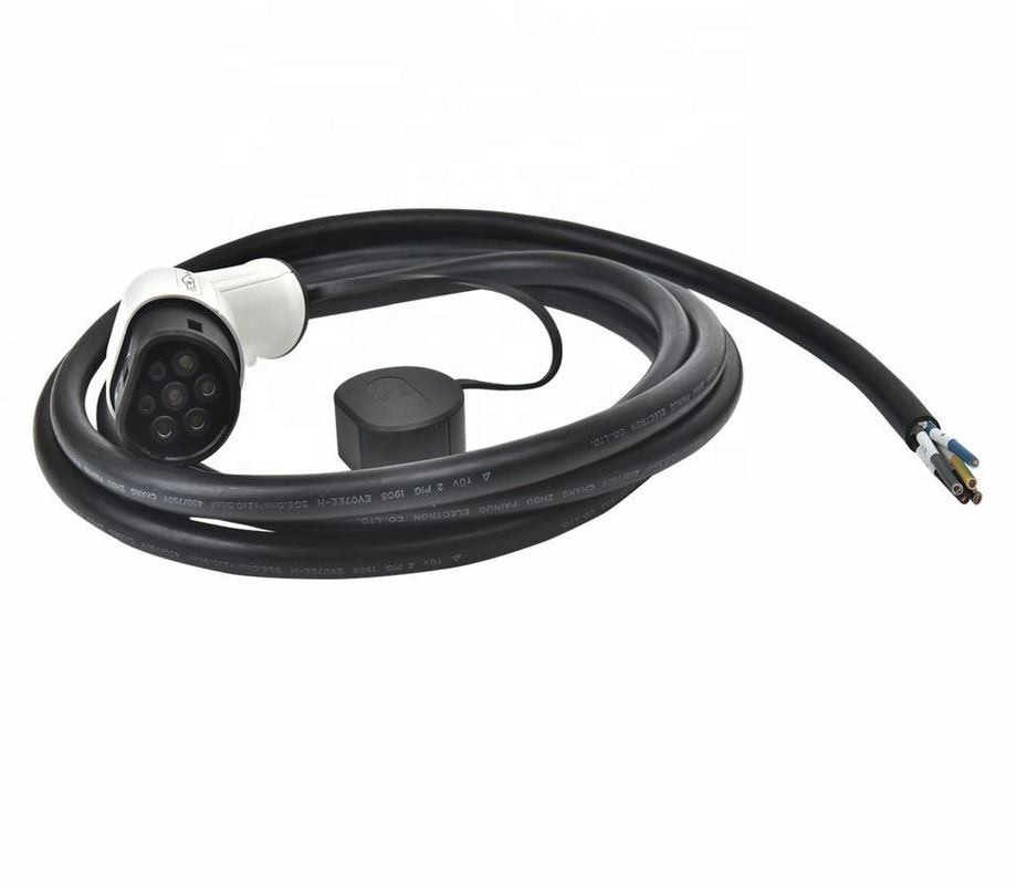 Mạ bạc 32a 3 pha IEC 62196-2 Loại 2 Cáp nối liền AC 480V